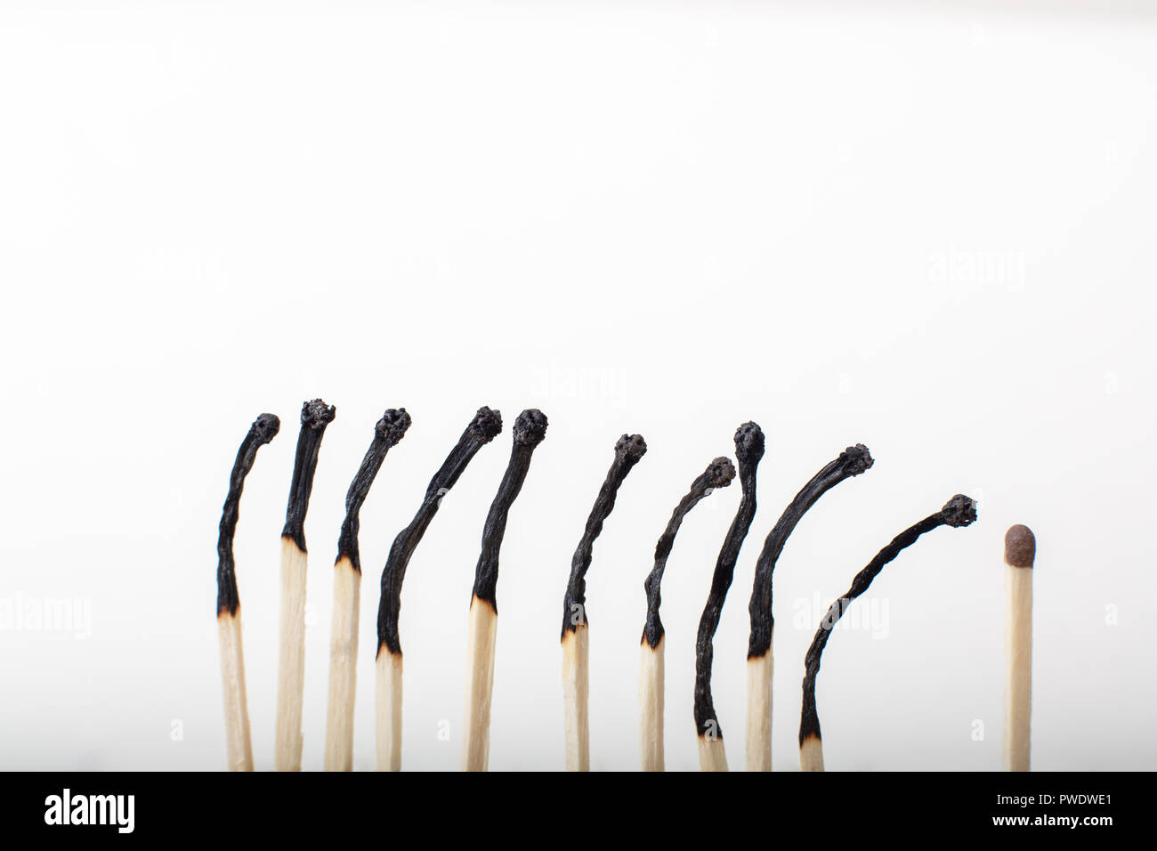 Burnt matches hi-res stock photography and images - Alamy