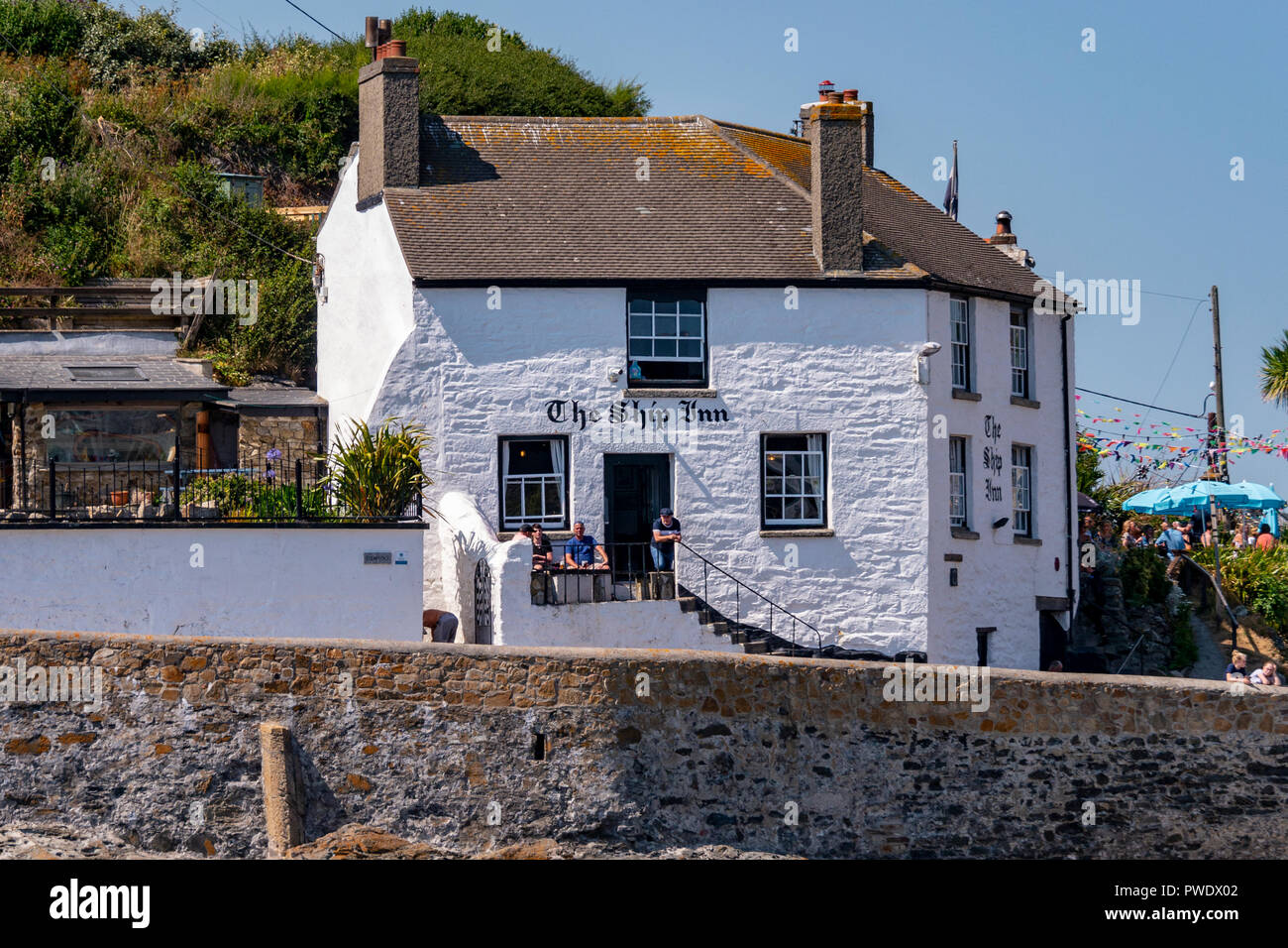 The Ship Inn, Porthleven, Cornwall, UK Stock Photo - Alamy