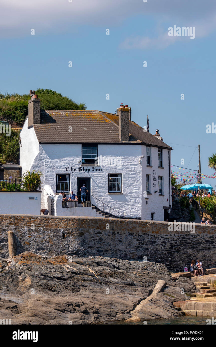 The Ship Inn, Porthleven, Cornwall, UK Stock Photo - Alamy