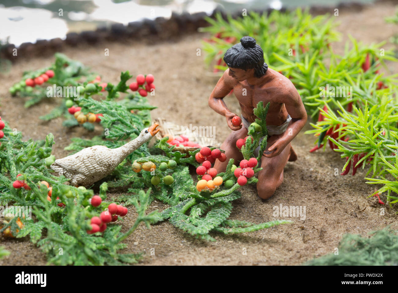 Aztec Models 01 Stock Photo - Alamy