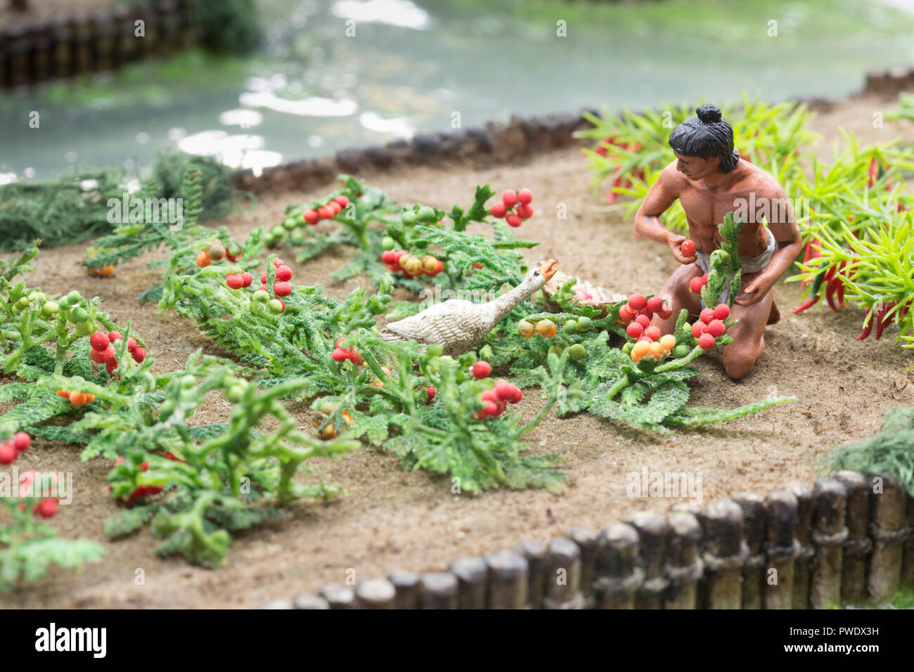 Aztec Models 01 Stock Photo - Alamy