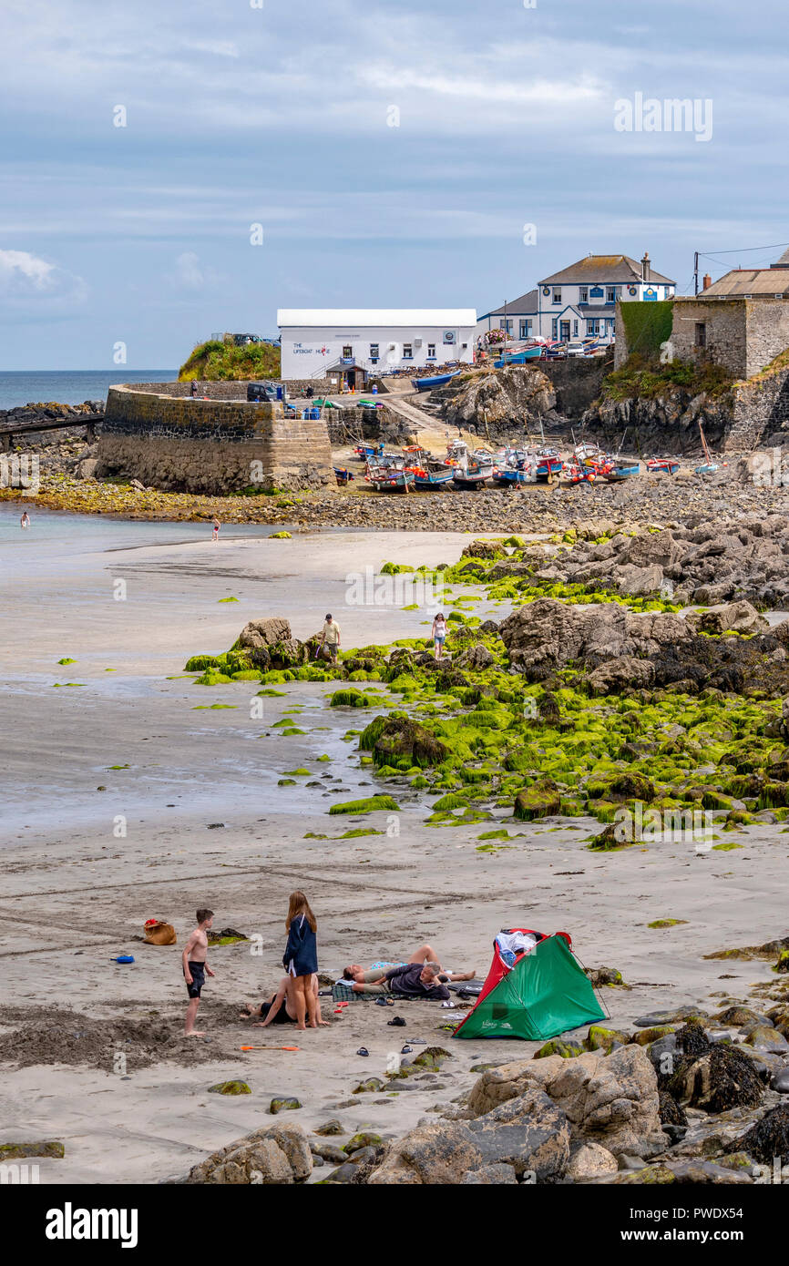 Coverack lifeboat hi-res stock photography and images - Alamy