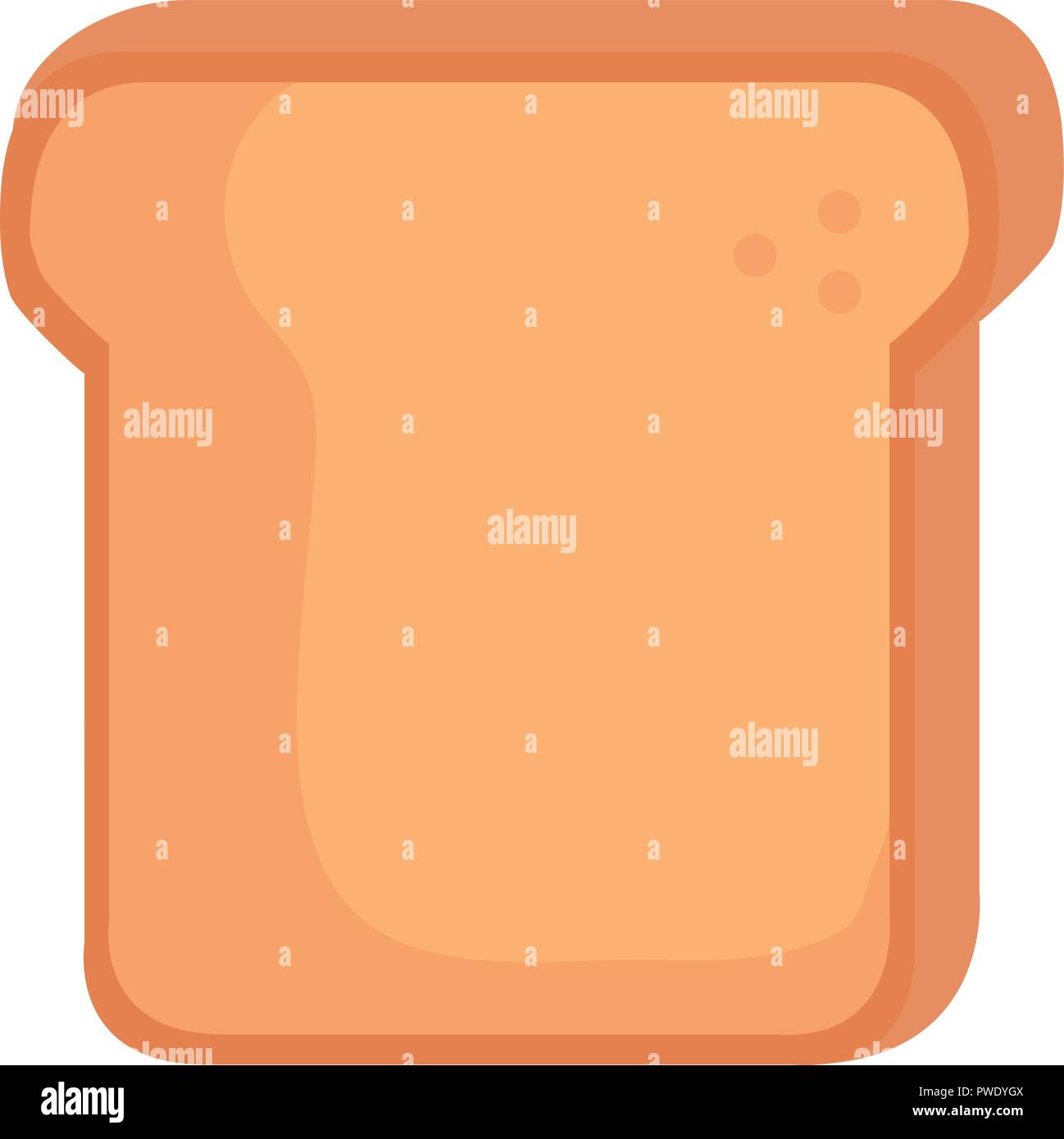 delicious toast bread icon vector illustration design Stock Vector ...
