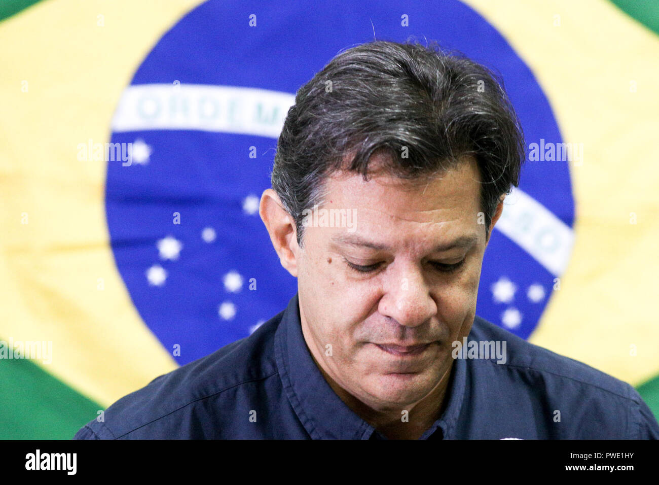 the presidential candidate of Brazil, Fernando Haddad, will hold a ...