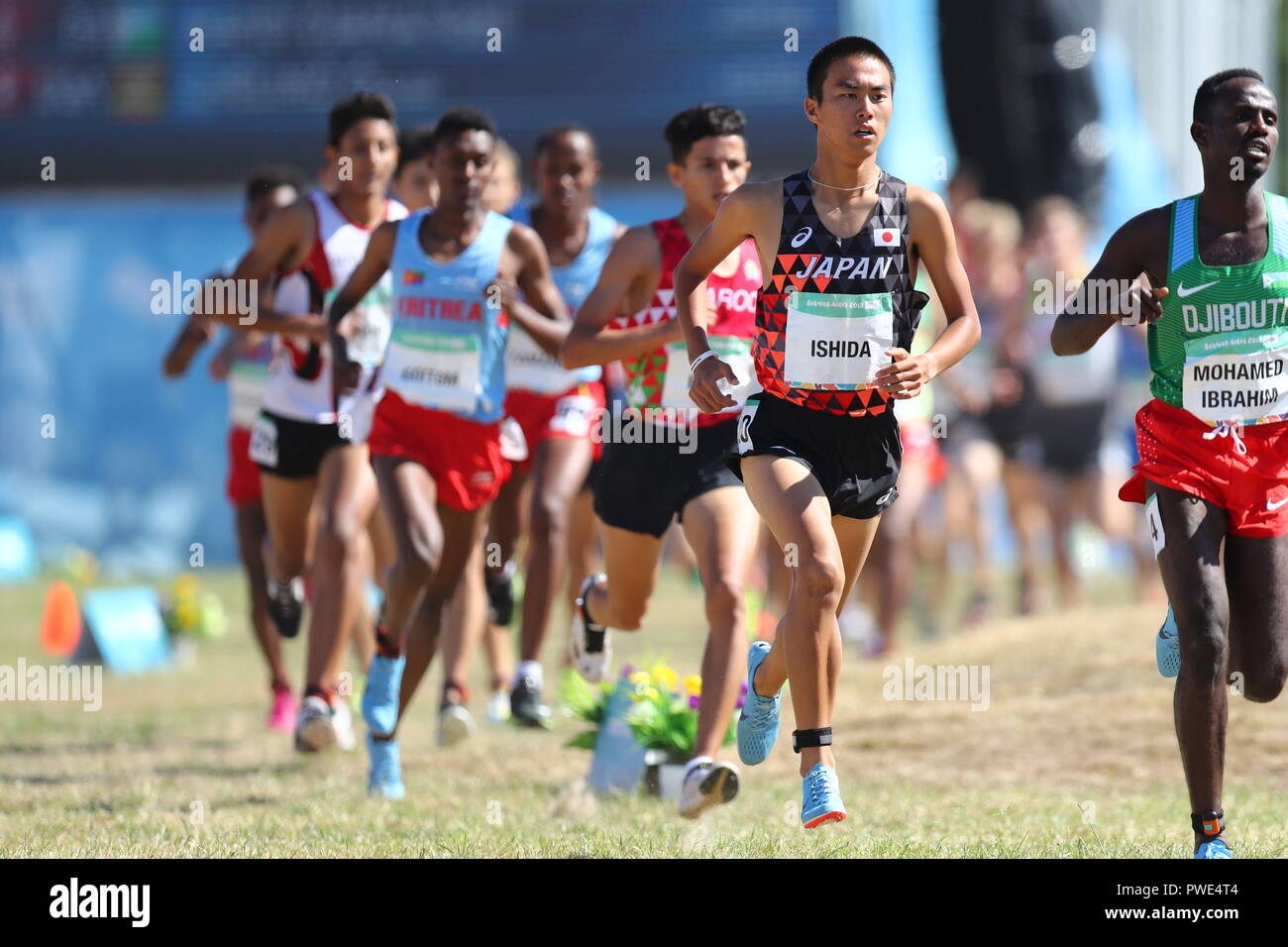 Buenos Aires, Argentina. 15th Oct, 2018. Kosuke Ishida (JPN) Athletics : Men's Cross Country ...