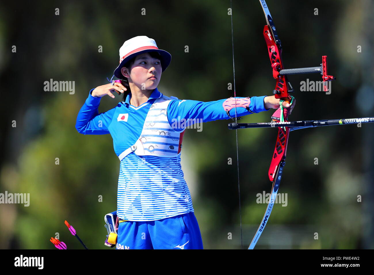 Buenos Aires, Argentina. 15th Oct, 2018. Ruka Uehara (JPN) Archery : Women's Recurve Individual ...
