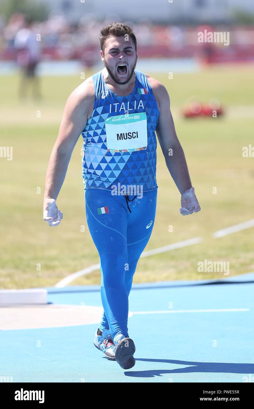 Buenos Aires, Argentina. 15th Oct, 2018. Carmelo Alessandro Musci of ...