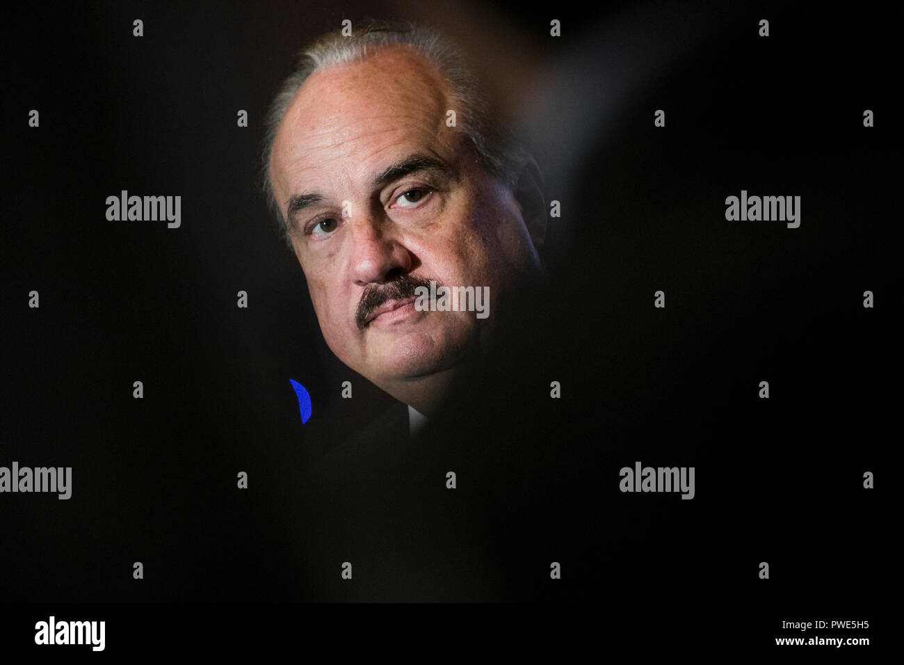 Washington DC, USA. 15th Oct 2018. Larry Merlo, President and CEO of ...
