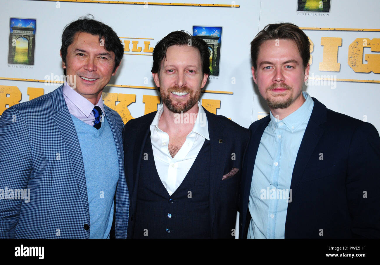 Los Angeles, USA. 15th Oct 2018. (L-R) Actor Lou Diamond Phillips ...