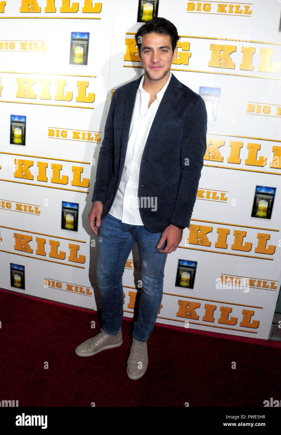 Los Angeles, USA. 15th Oct 2018. Actor Alberto Frezza attends the World ...