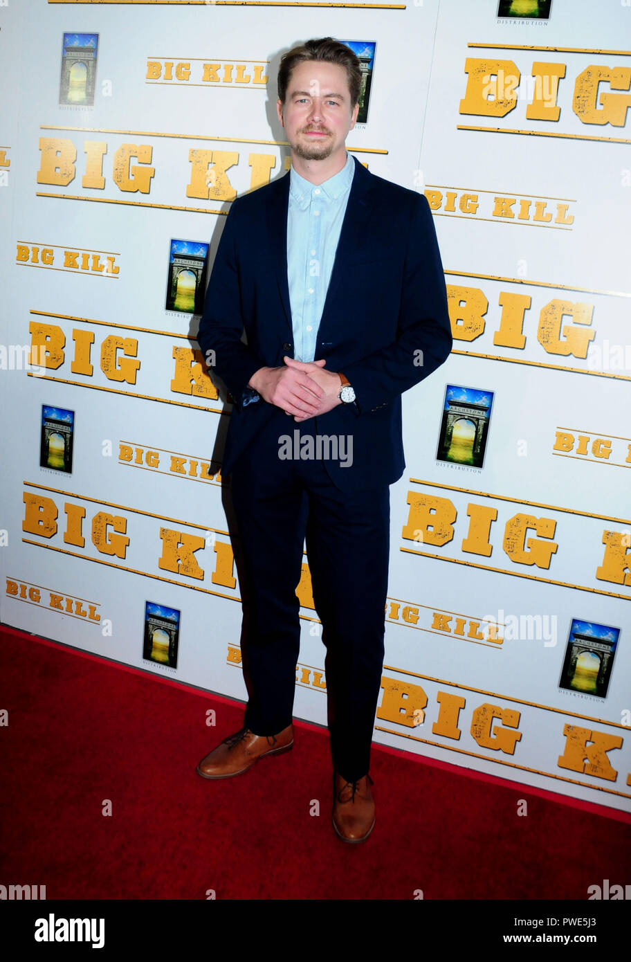 Los Angeles, USA. 15th Oct 2018. Actor Christoph Sanders attends the ...