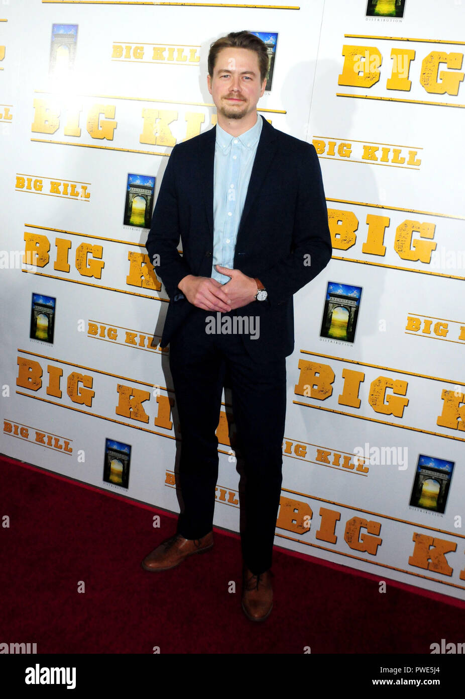 Los Angeles, USA. 15th Oct 2018. Actor Christoph Sanders attends the ...