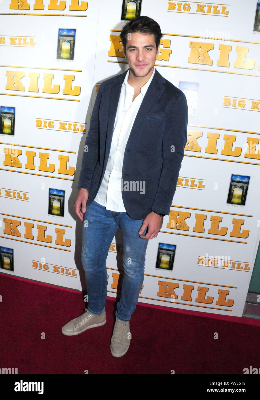 Los Angeles, USA. 15th Oct 2018. Actor Alberto Frezza attends the World ...