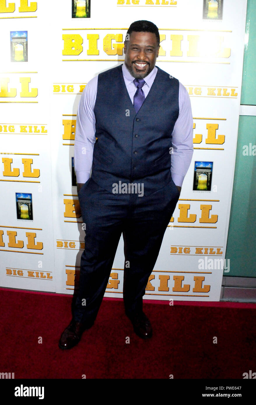 Los Angeles, USA. 15th Oct 2018. Actor Jermaine Washington attends the ...