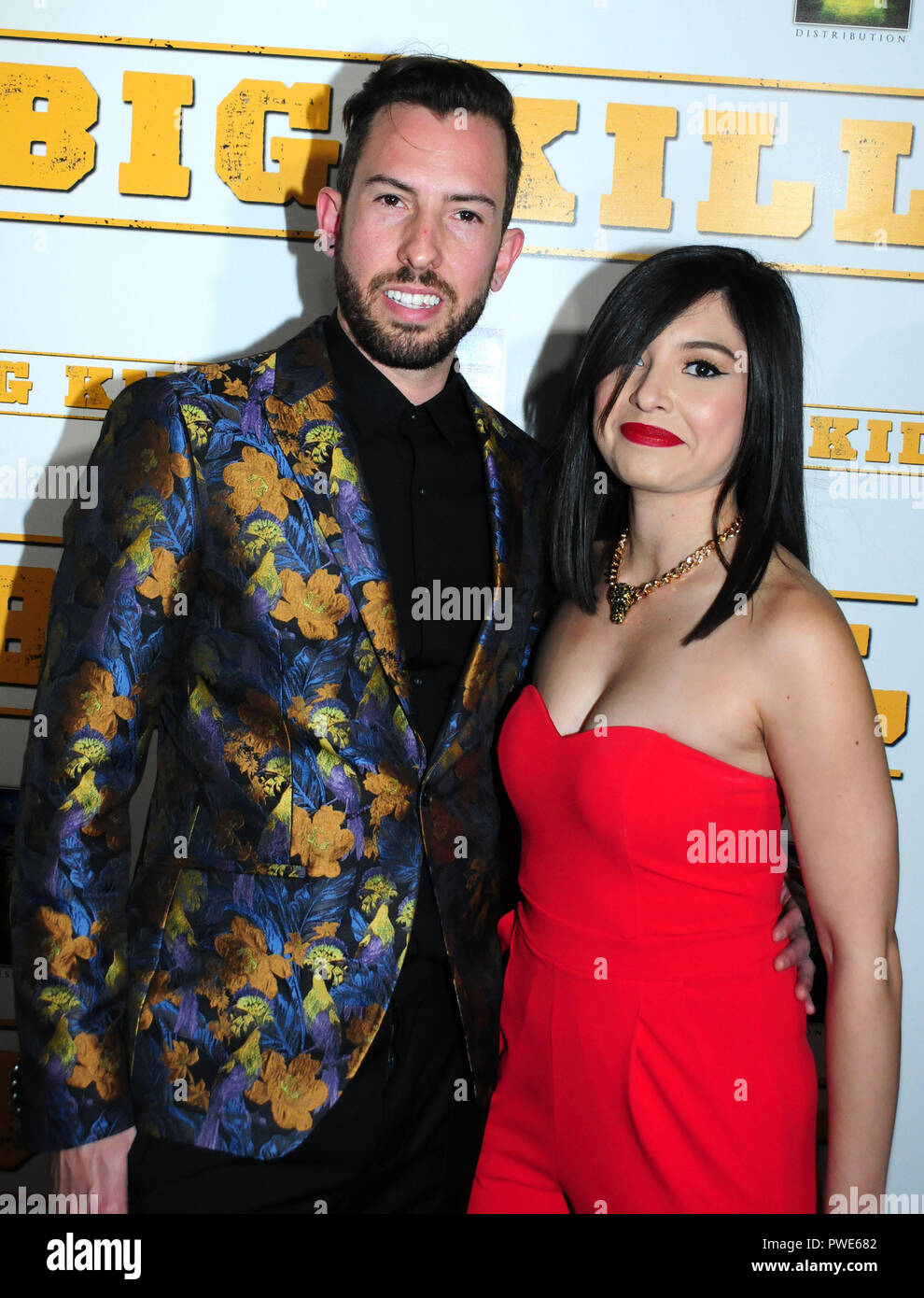 Los Angeles, USA. 15th Oct 2018. Actor Sam Quinn and actress Selina ...