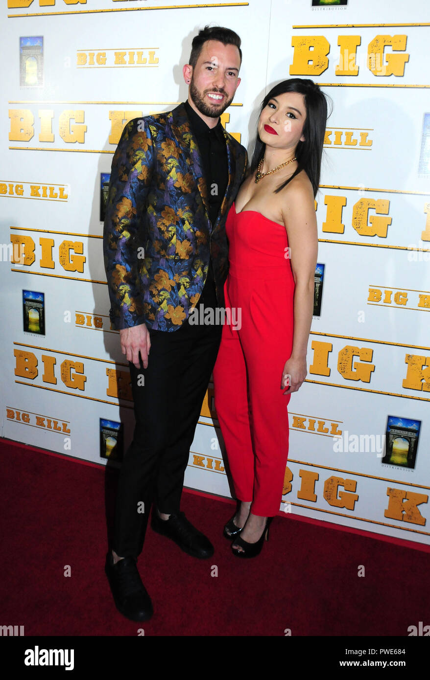 Los Angeles, USA. 15th Oct 2018. Actor Sam Quinn and actress Selina ...