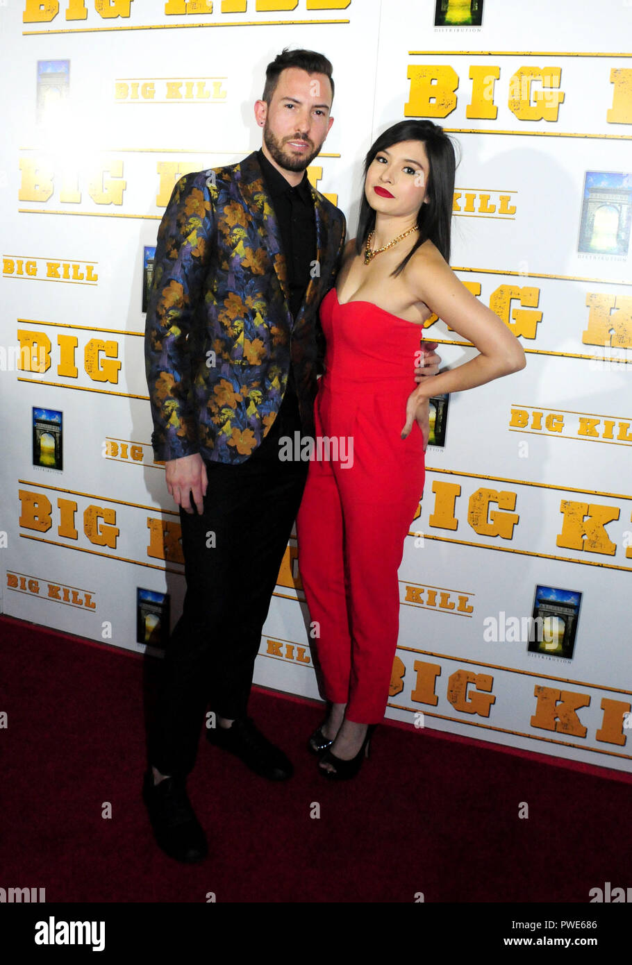 Los Angeles, USA. 15th Oct 2018. Actor Sam Quinn and actress Selina ...