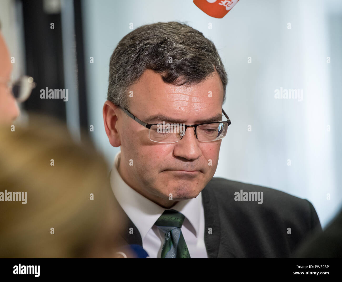 Munich, Bavaria. 16th Oct, 2018. Florian Herrmann (CSU), Head of the ...