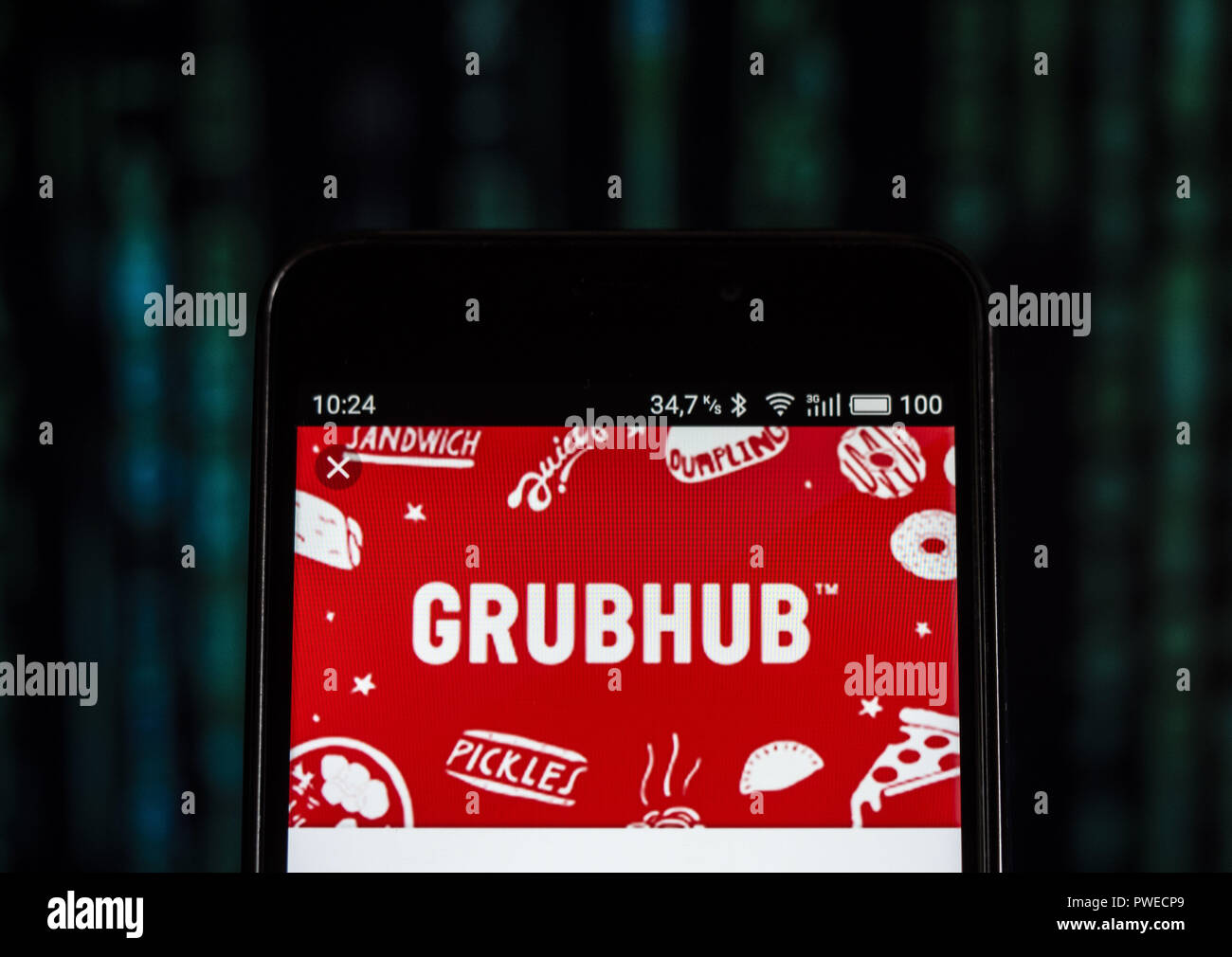 Grubhub logo hi-res stock photography and images - Alamy