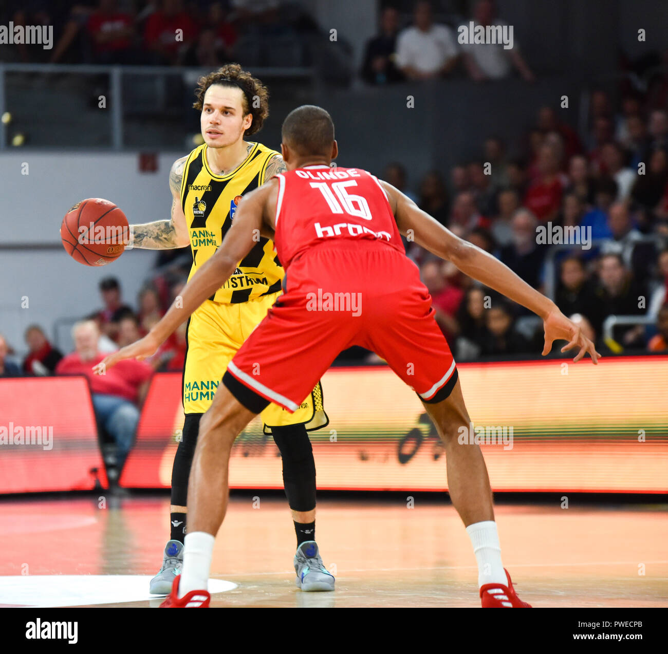 Germany, Bamberg, Brose Arena - 15. Oct 2018 - BBL, Basketball, 1 ...