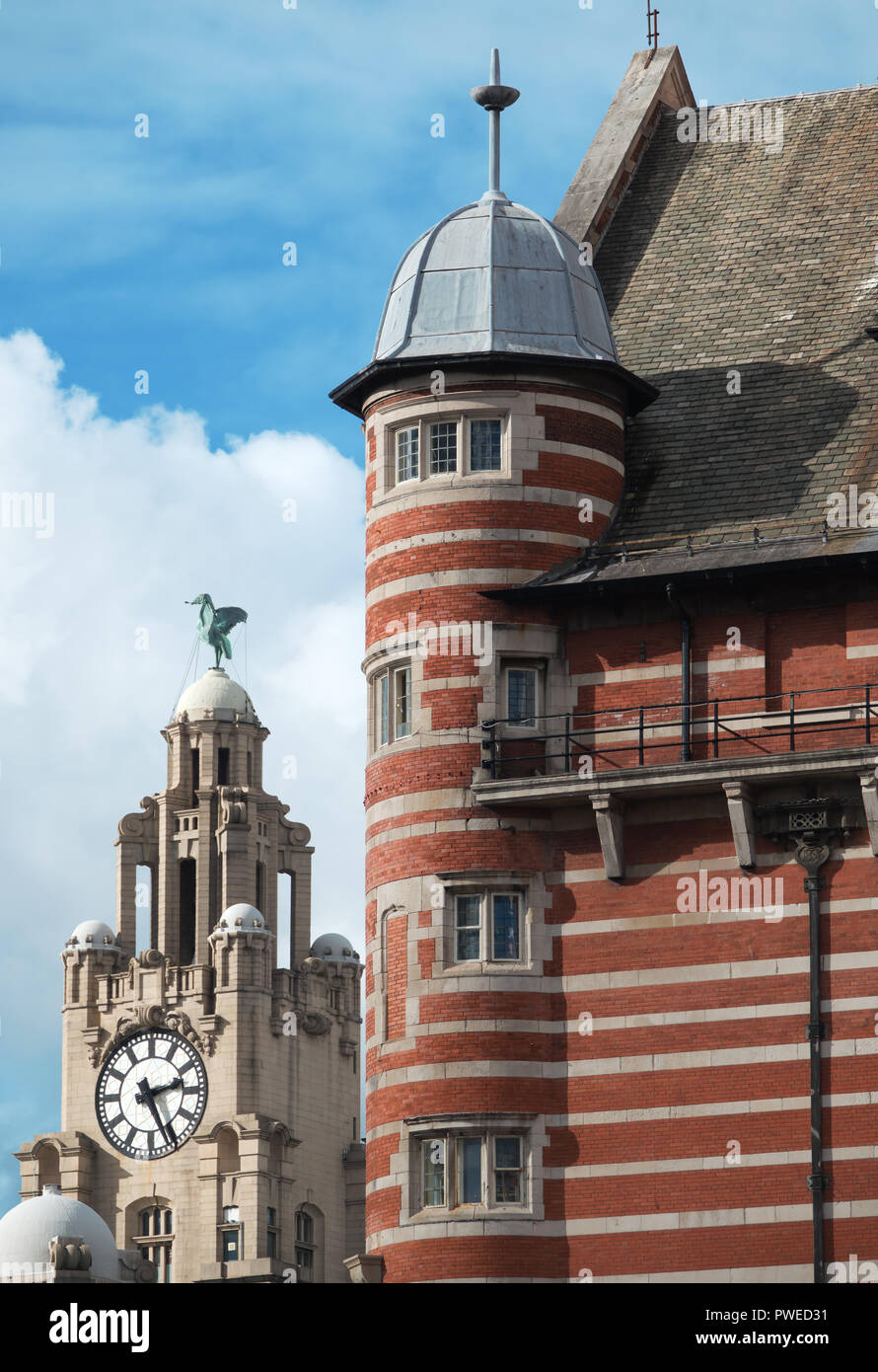 View of Albion House, James Street, Liverpool known as the Streaky ...