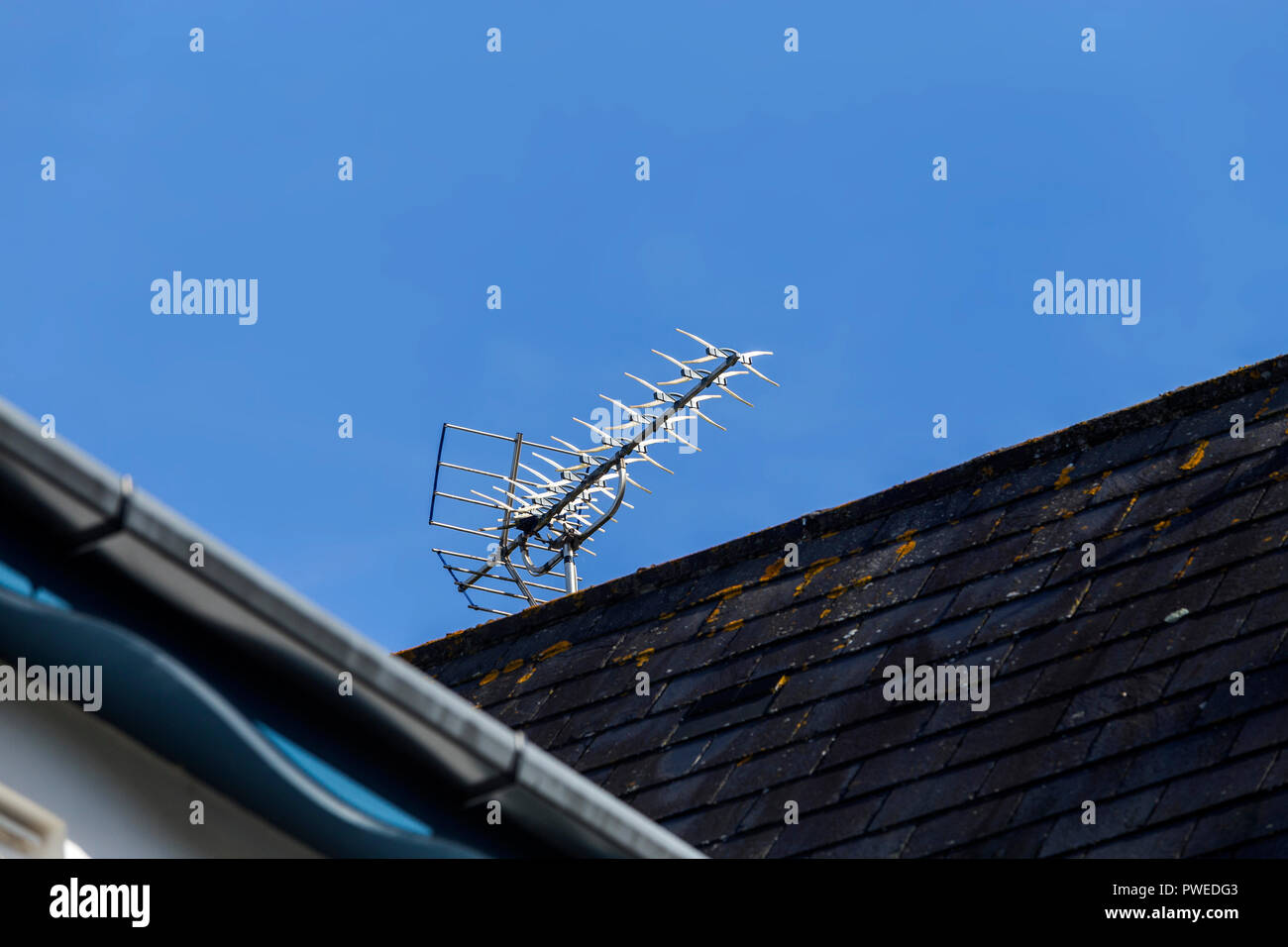 Blue shiny sky hi-res stock photography and images - Alamy