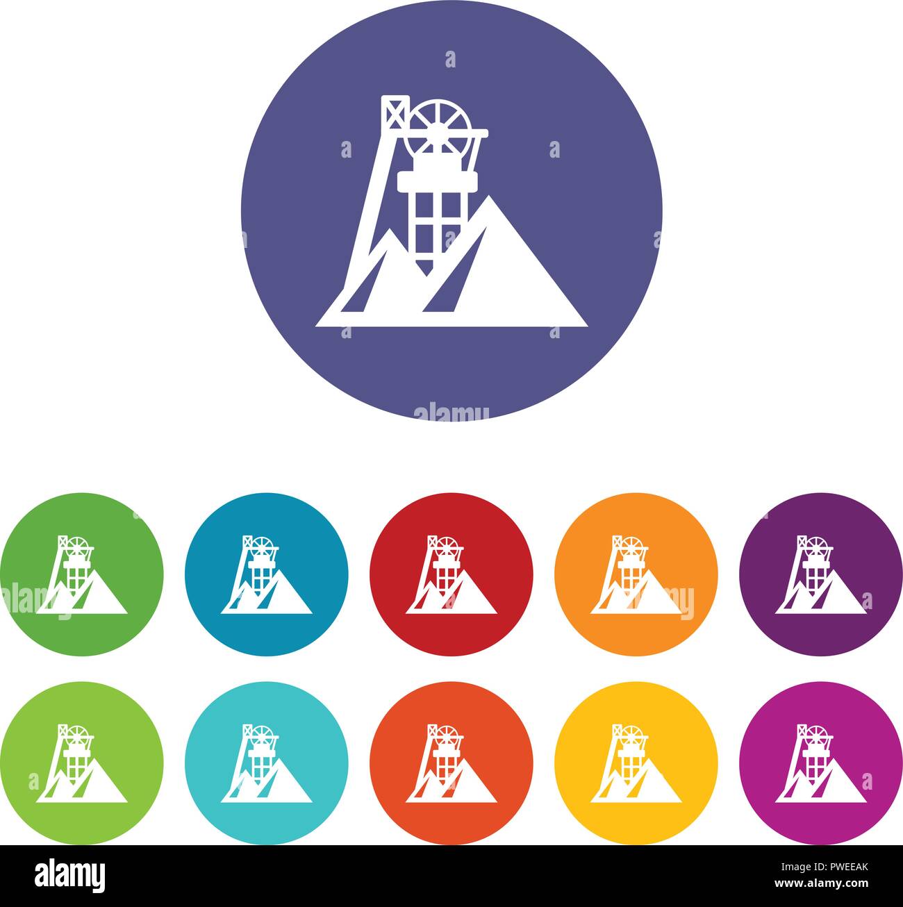 Mine icon, simple style Stock Vector Image & Art - Alamy