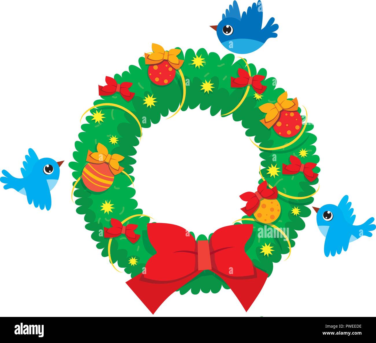 Bird cartoon christmas design hi-res stock photography and images - Alamy