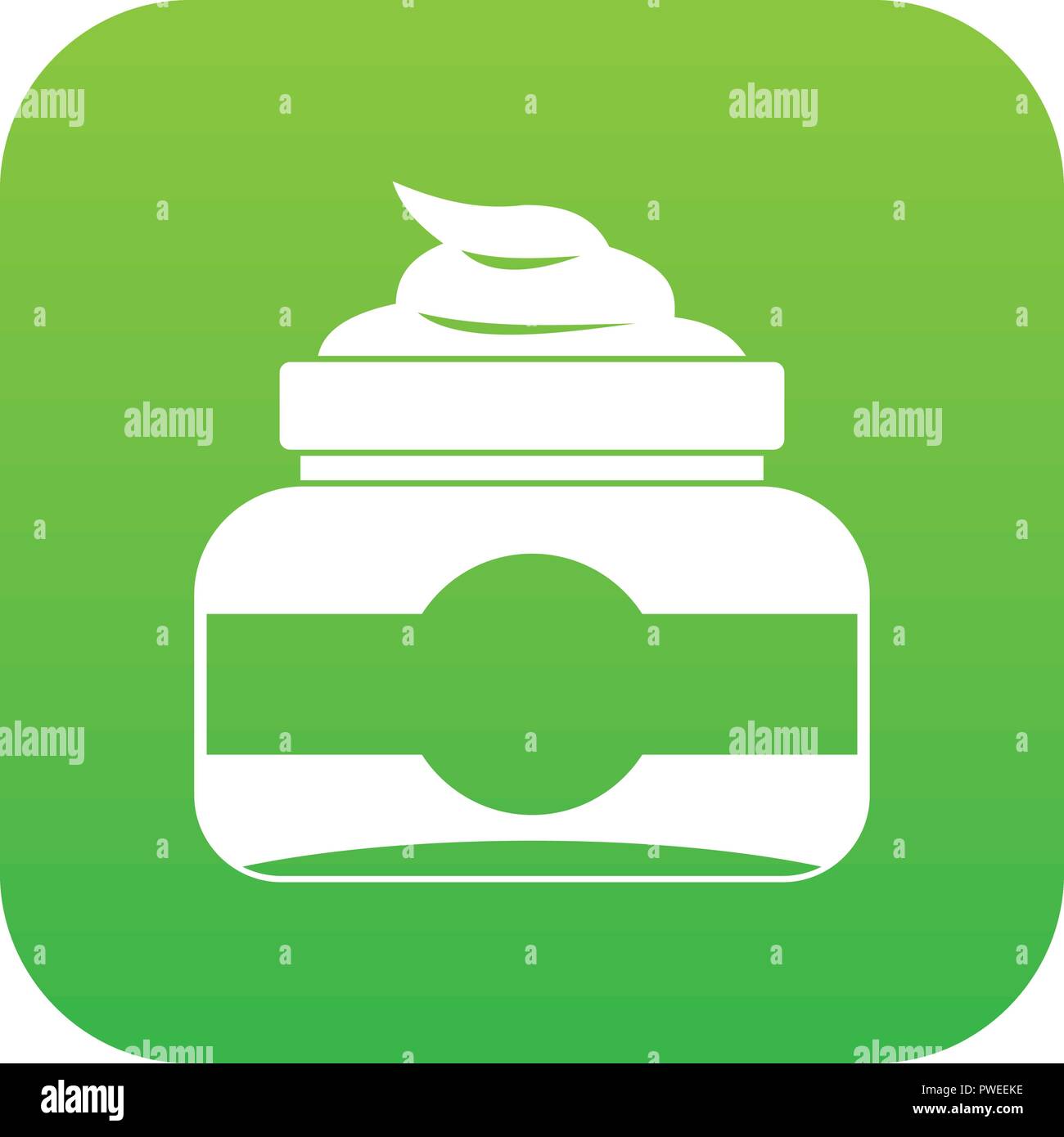 Cream container icon digital hi-res stock photography and images - Alamy