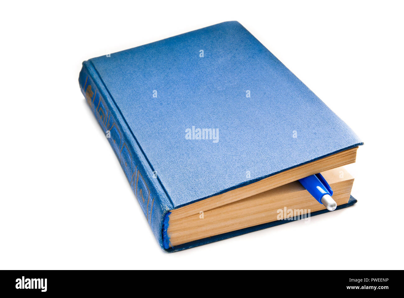 book isolated on a white background Stock Photo - Alamy