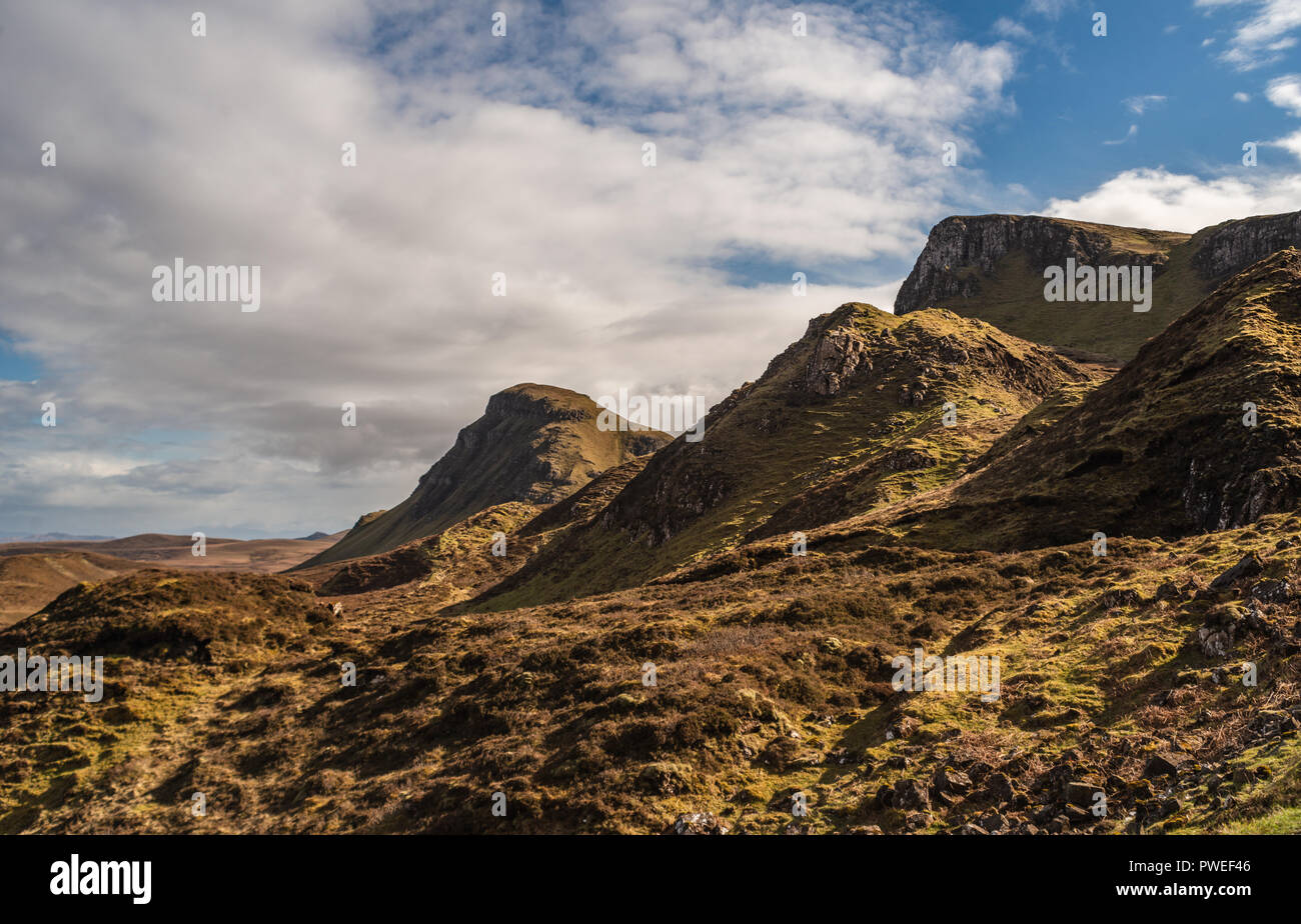 The Quiraing, Trotternish Ridge, Isle of Skye, Scotland, Uk Stock Photo ...