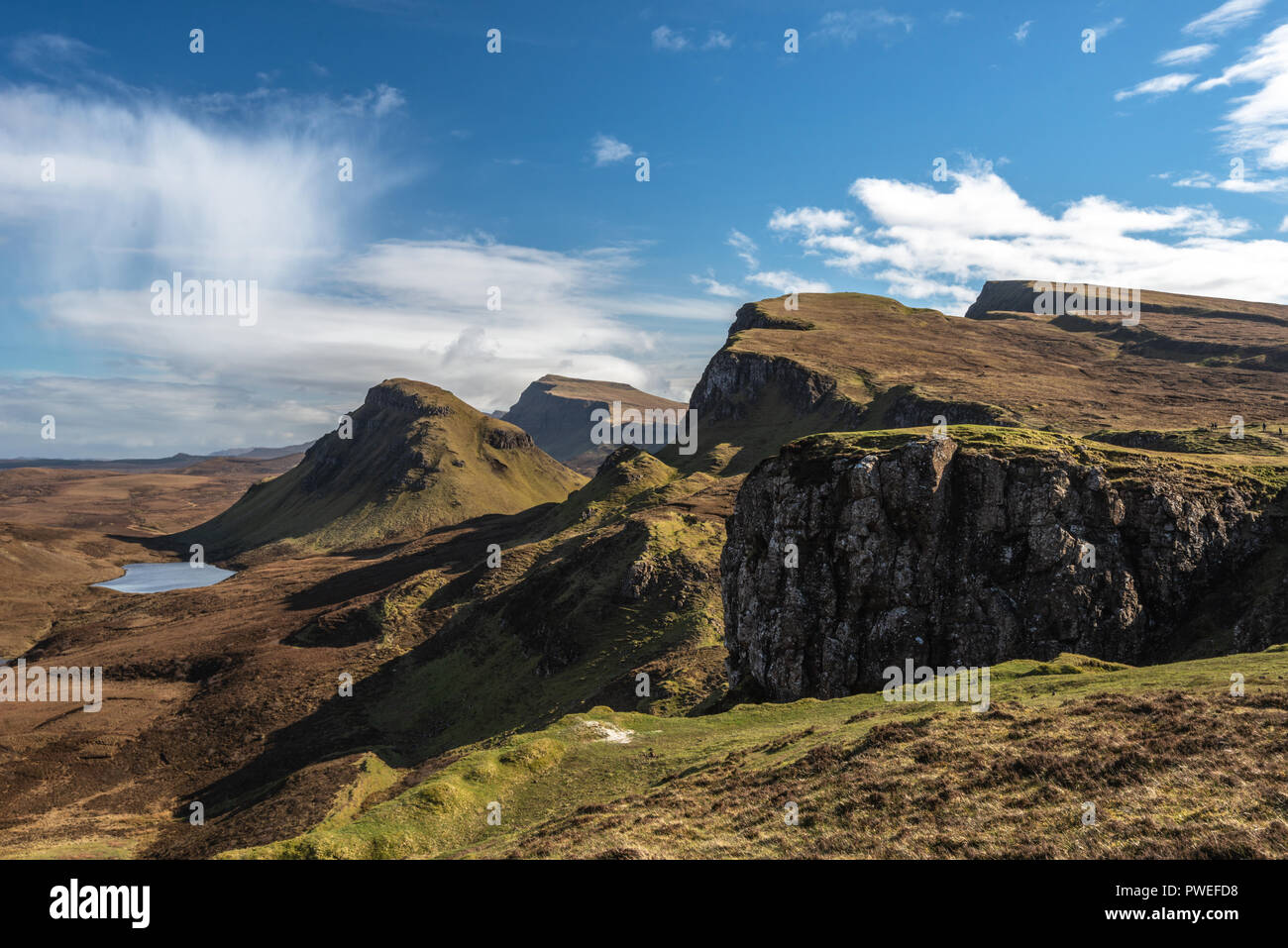 The Quiraing, Trotternish Ridge, Isle of Skye, Scotland, Uk Stock Photo ...