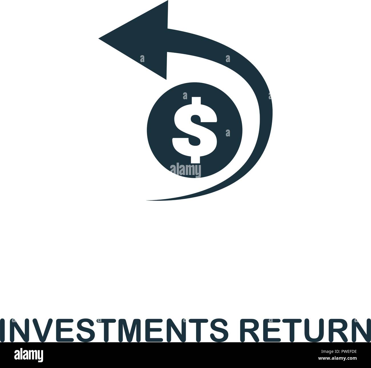 Investments Return icon. Premium style design from crowdfunding ...