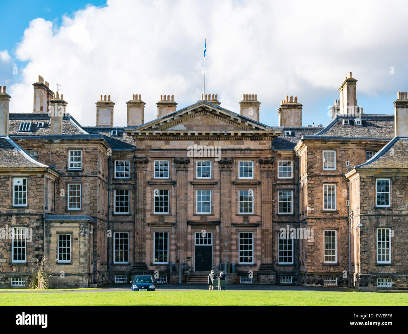 Dalkeith Palace stately home, Dalkeith Country Park in Autumn sun, now ...