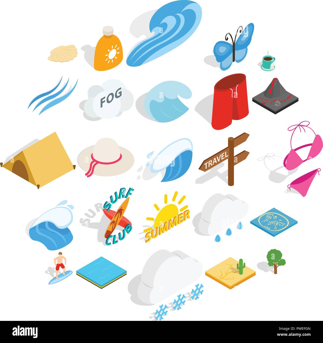 Adventure things fishing Stock Vector Images - Alamy