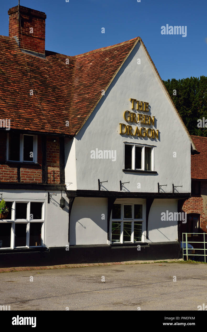 The Green Dragon, Alderbury, Wiltshire Stock Photo - Alamy