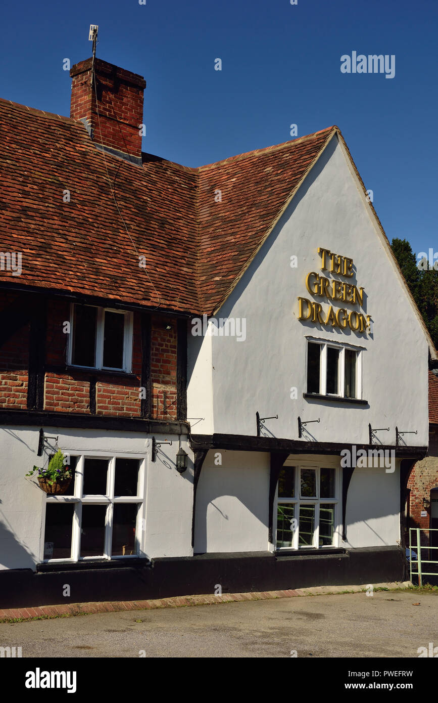 The Green Dragon, Alderbury, Wiltshire Stock Photo - Alamy