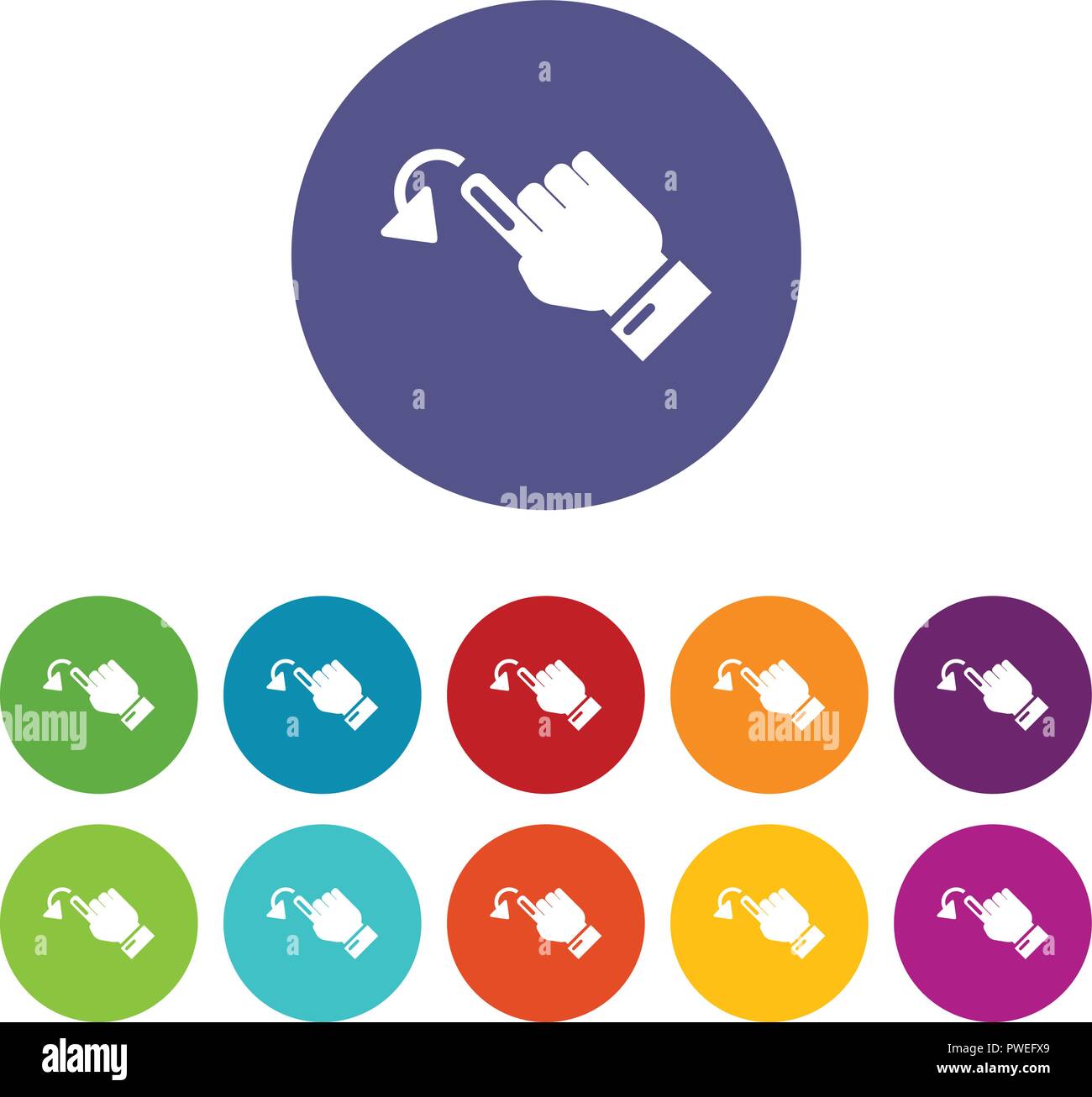 Cursor movement icon, simple black style Stock Vector Image & Art - Alamy