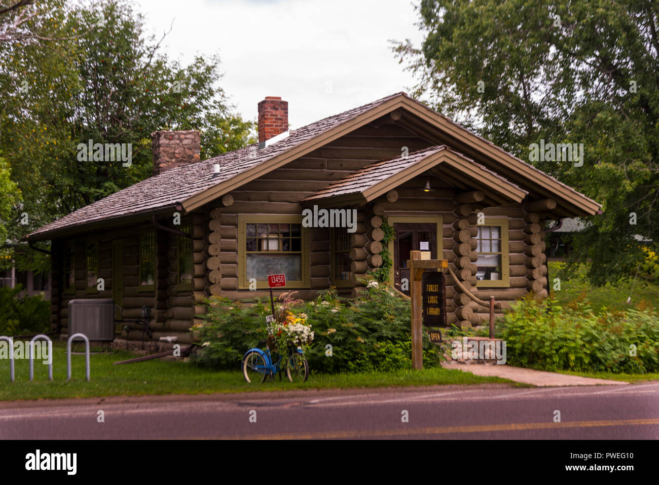 Downtown Cable, Wisconsin Stock Photo - Alamy