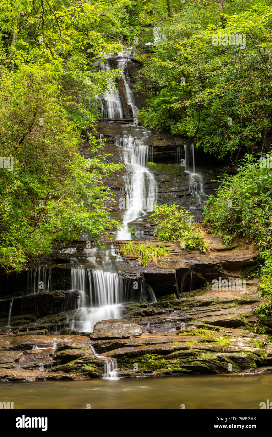 Tom Branch Falls Waterfall Stock Photo - Alamy