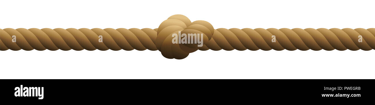 Rope illustration hi-res stock photography and images - Alamy