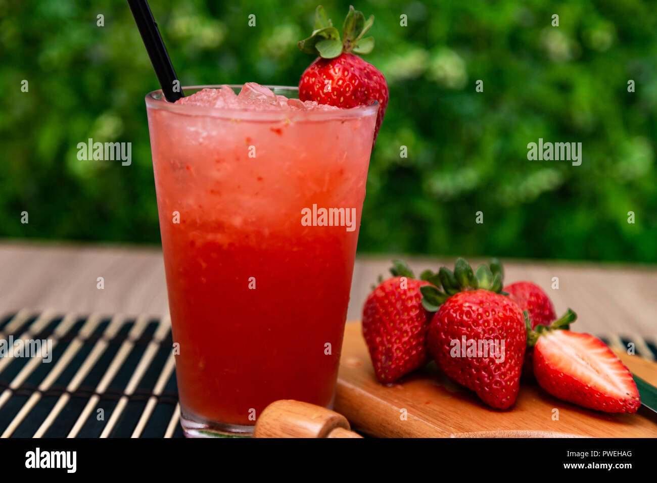 delicious typical Brazilian maracuja drink Stock Photo - Alamy