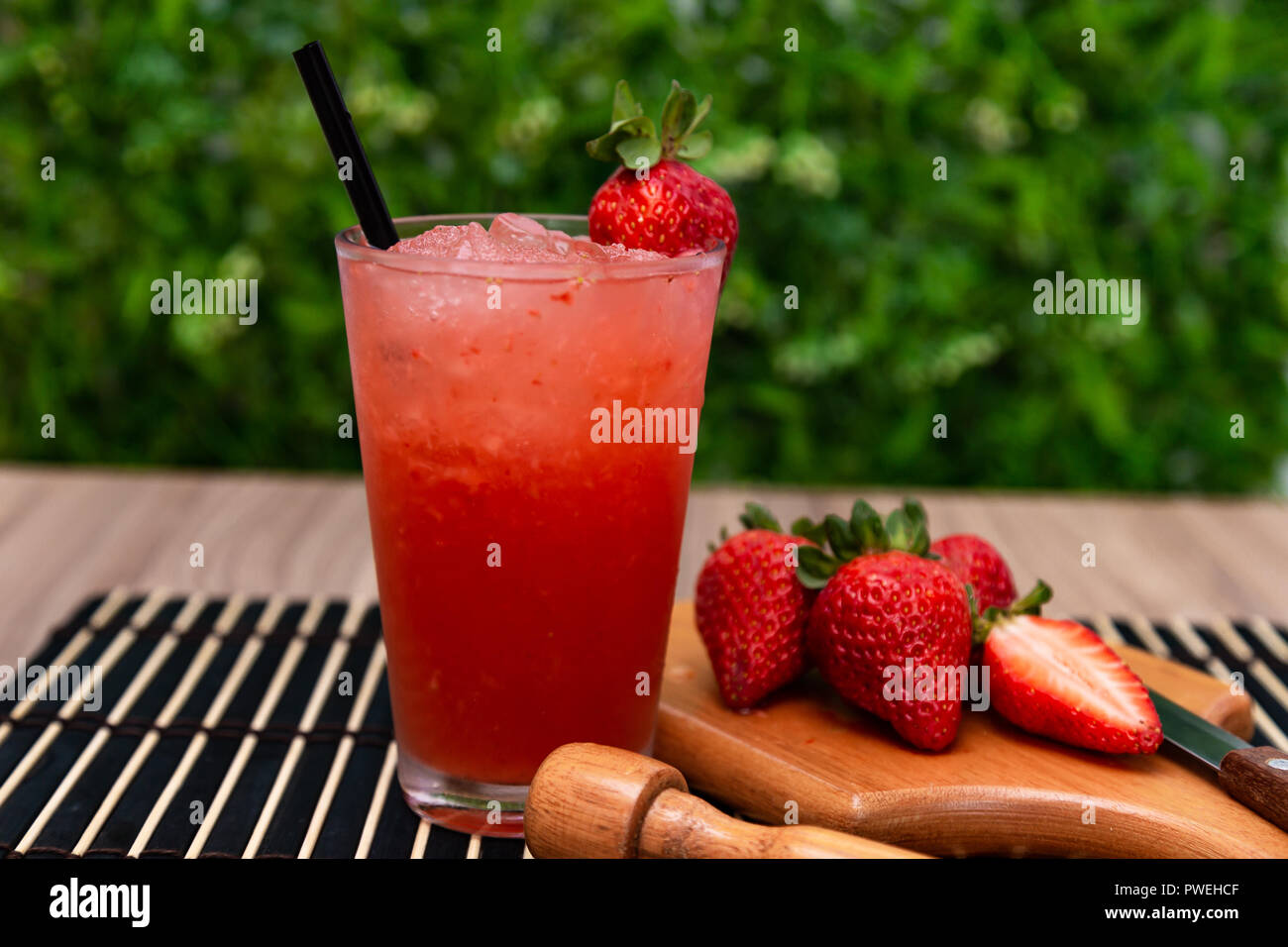 delicious typical Brazilian maracuja drink Stock Photo - Alamy