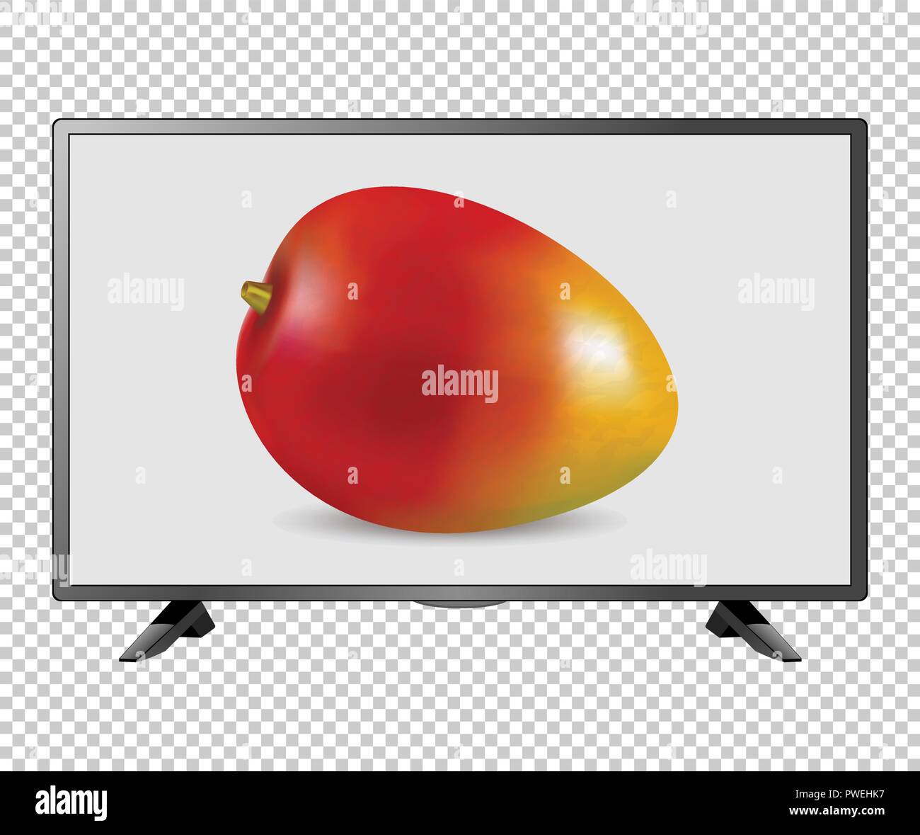 Tv led lcd screen vector illustration Stock Vector Image & Art - Alamy