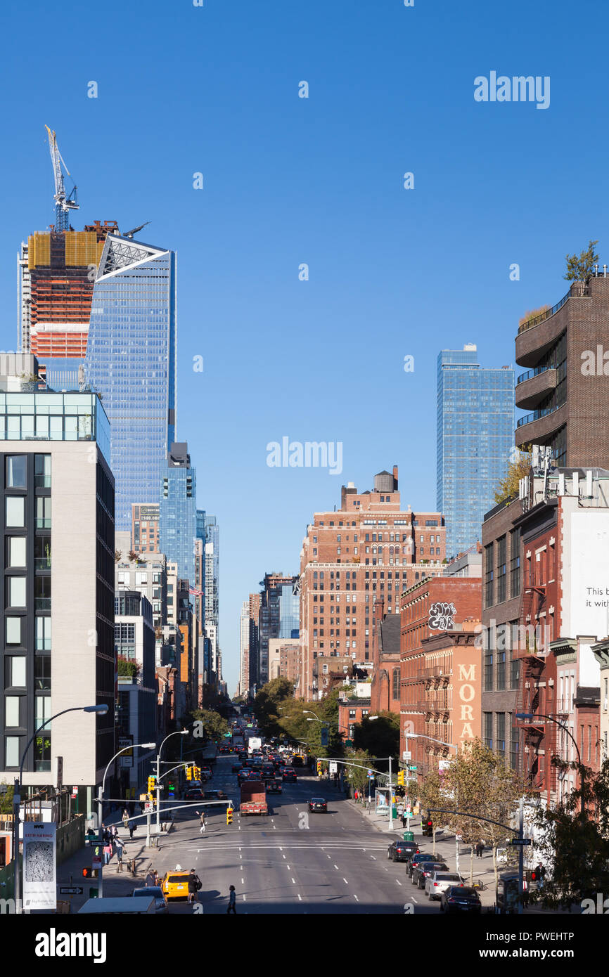 New york high line from above hi-res stock photography and images - Alamy