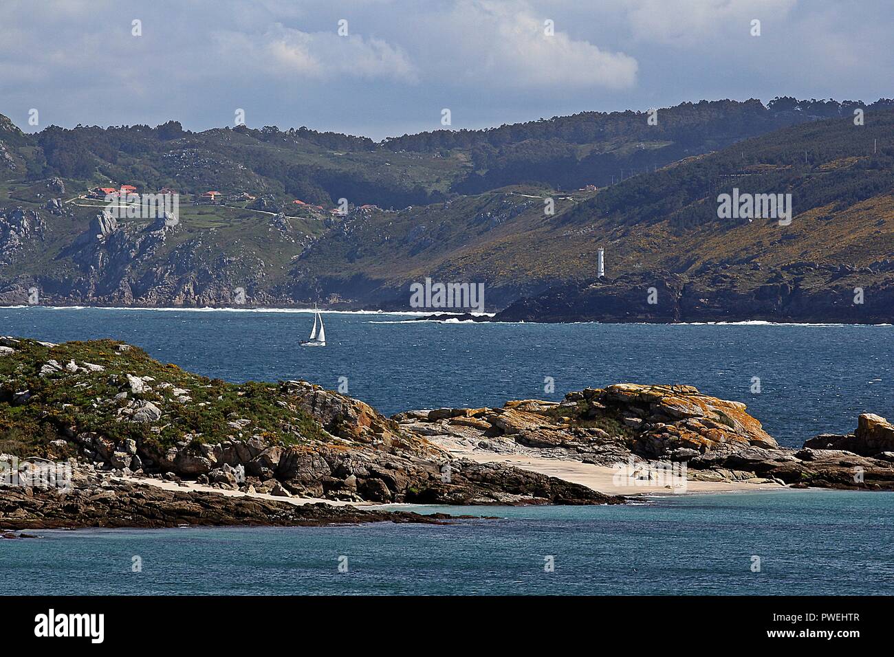 parque Nacional islas Atlánticas Isla Cies Stock Photo - Alamy