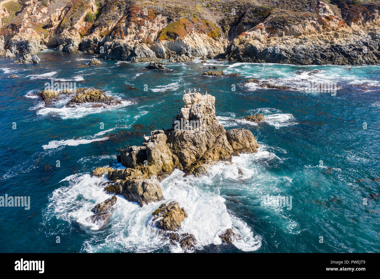 The cold, nutrient-rich waters of the North Pacific Ocean wash against ...