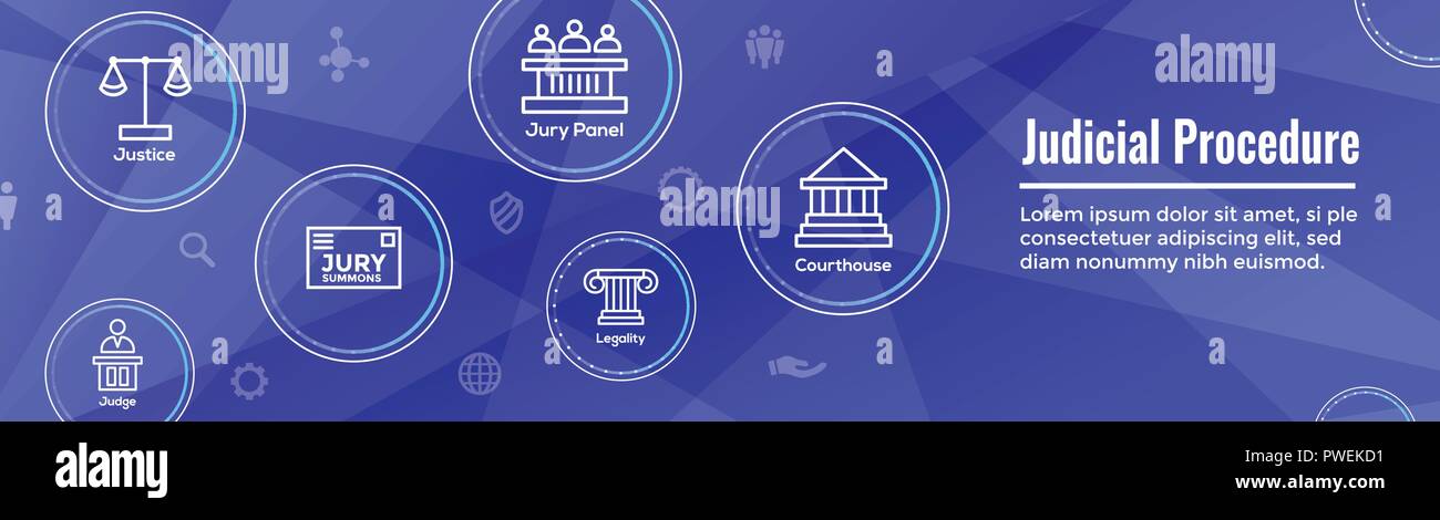 Law and Legal Icon Set - Judge, Jury, and Judicial icons Stock Vector ...