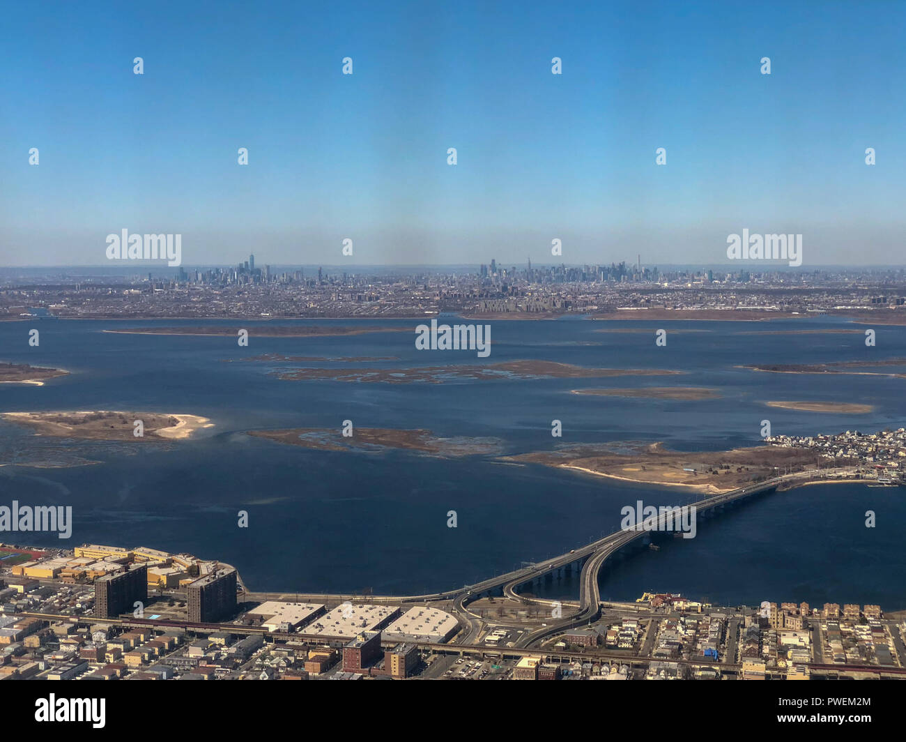 Aerial view of brooklyn hi-res stock photography and images - Alamy