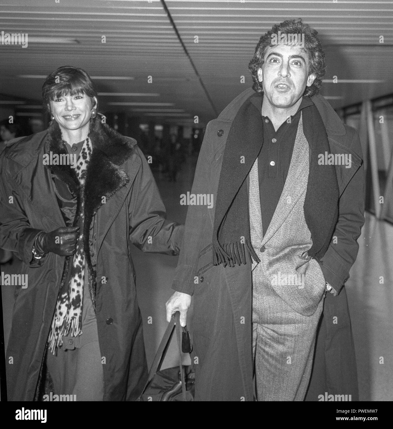 American Actress Victoria Principal and husband Harry Glassman arriving ...